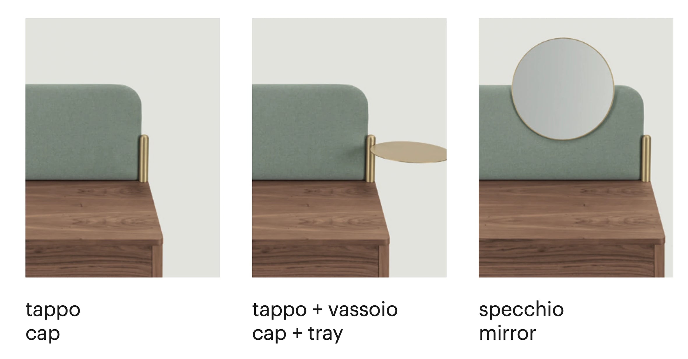 北歐風化妝台．梳妝台｜義大利 Bolzan Flag 系列 — 居雅堂 JYT Design